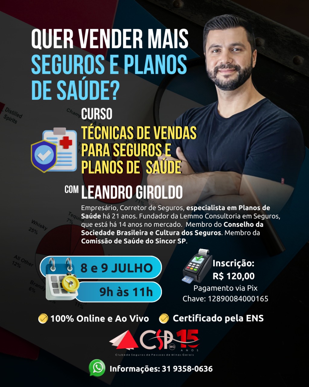 CSP-MG promove curso para alavancar vendas em seguros e planos de saúde Clube de Seguros de ...